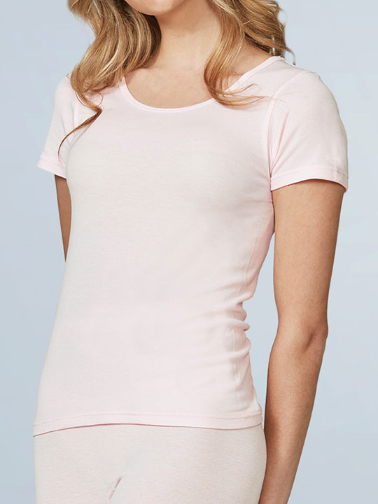 UW311 Lady’s Short-Sleeve Undershirt – Negative Ion Clothes UW311 Lady’s Short-Sleeve Undershirt – Negative Ion Clothes